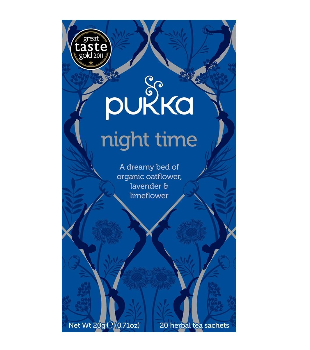 Night Time Tea - økologisk - Pukka - Tebreve - ØensKaffe.dk